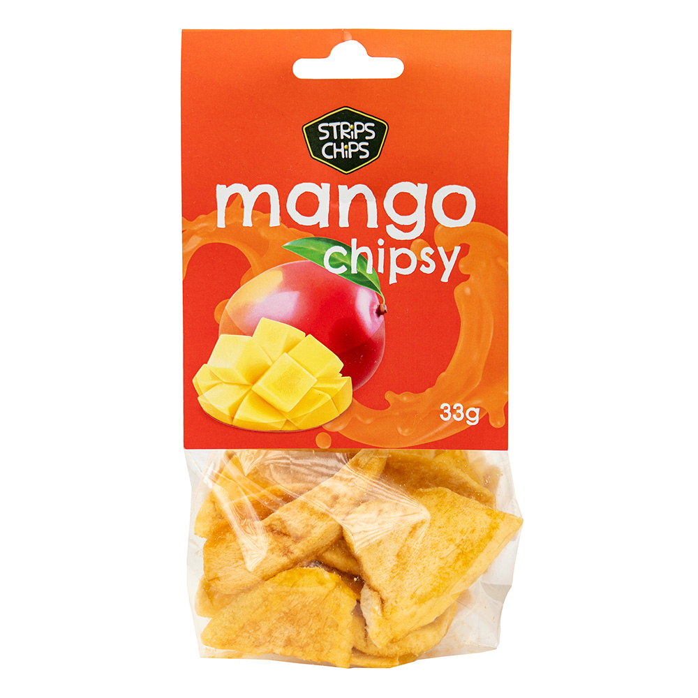 Ovocné smažené mango chipsy